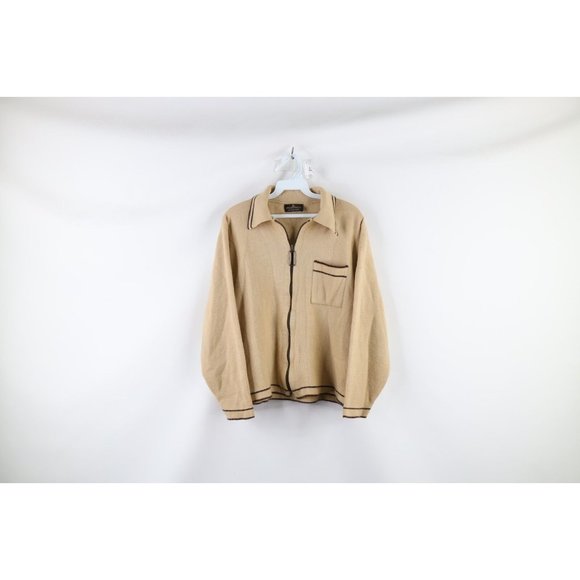 Vintage | Sweaters | Vintage 6s Mid Century Modern Mcm M Knit Collared ...